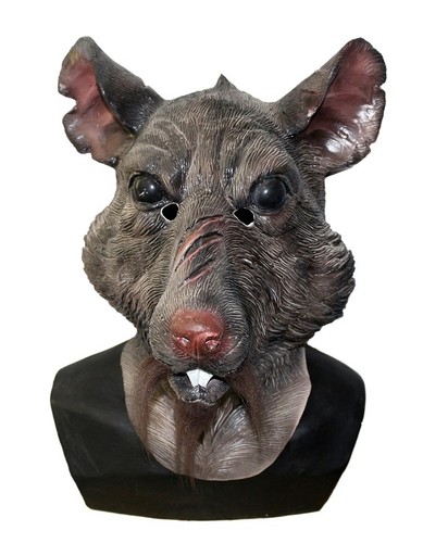 Rat Mask Splinter Ninja Turtles Animal Latex Sewer Fancy Dress ...