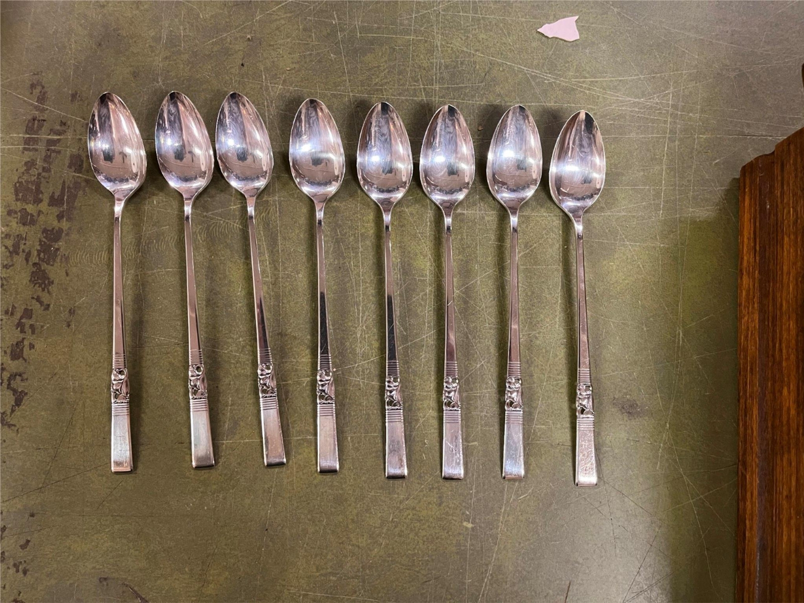 VTG Community finest Silverplate Silverware Set in Wooden Box | eBay