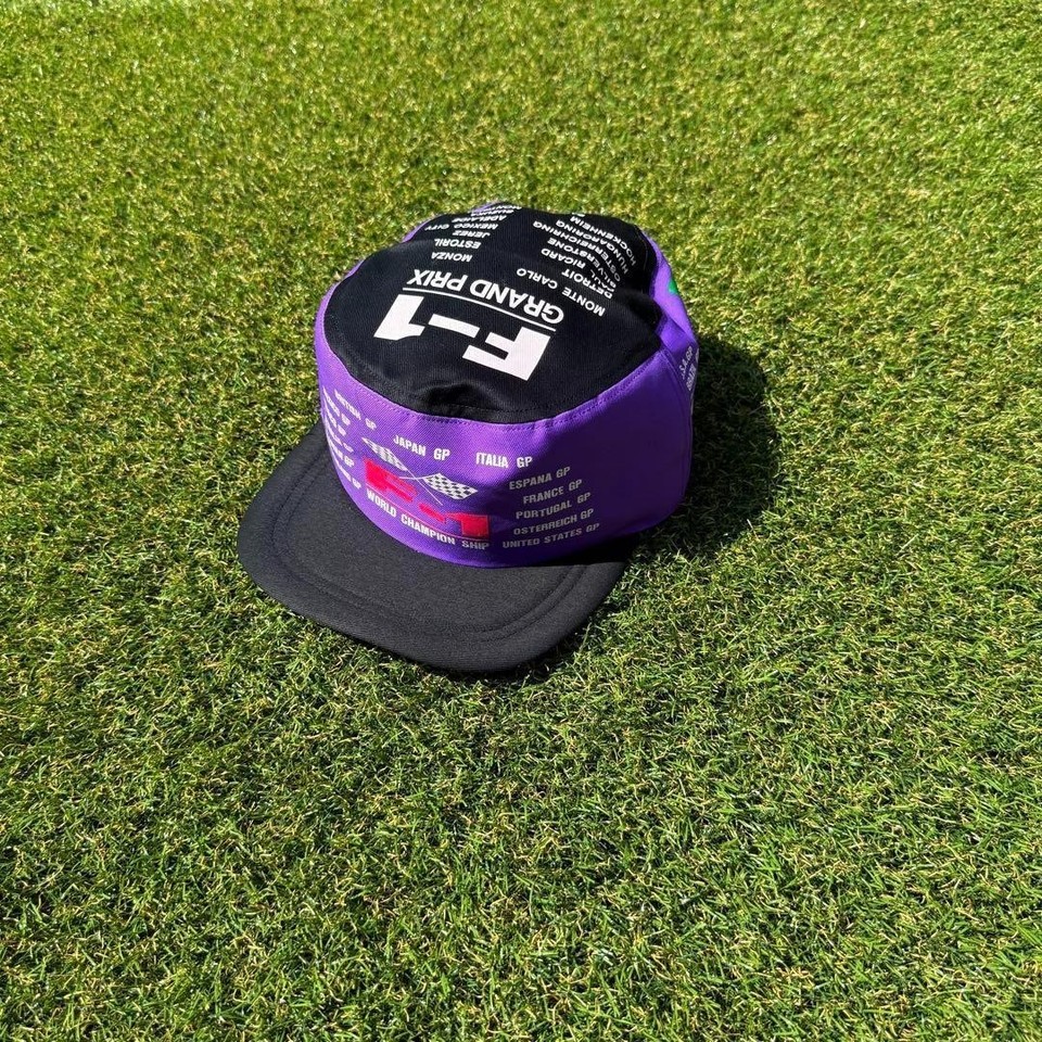 F1 World Champion Society Cap Dead Stock Purple Black Red Logo Unisex ...