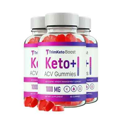 3-Pack Trim Keto Boost Gummies - TrimKeto Boost Gummies Weight Loss-180 ...