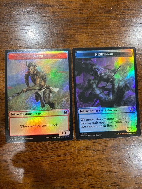 Satyr Nightmare Token - Double Sided FOIL Theros Beyond Death - 4RCards ...