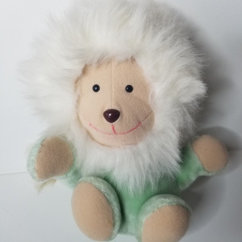 Vintage Amtoy Mint Green White Lion Monkey Plush Stuffed Animal 1984 ...