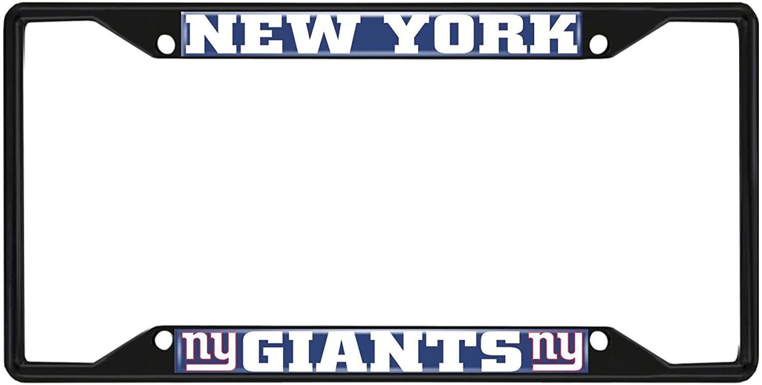 Fanmats NFL New York Giants Black Metal License Plate Frame | eBay
