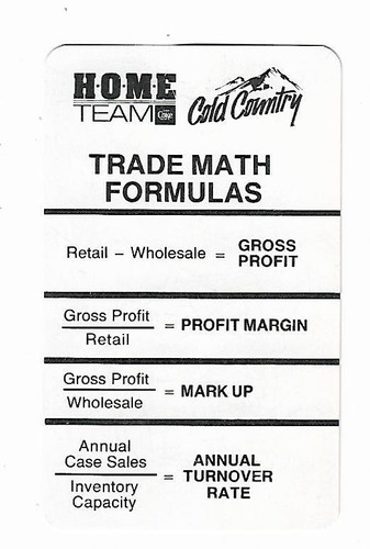 Old Coca-Cola COKE Route Salesman Card Trade Math Formula Planned Call ...