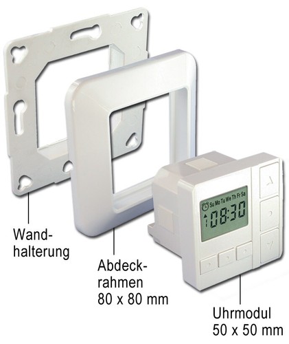 Rolladen Zeitschaltuhr Timer + GIRA Zwischenrahmen für Rollladen ...