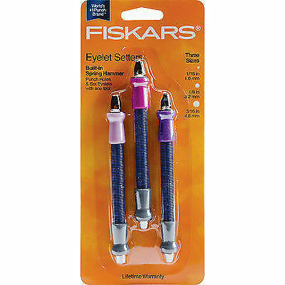 Fiskars Eyelet Setters, 3 Piece Set (12-31337097) for sale online | eBay