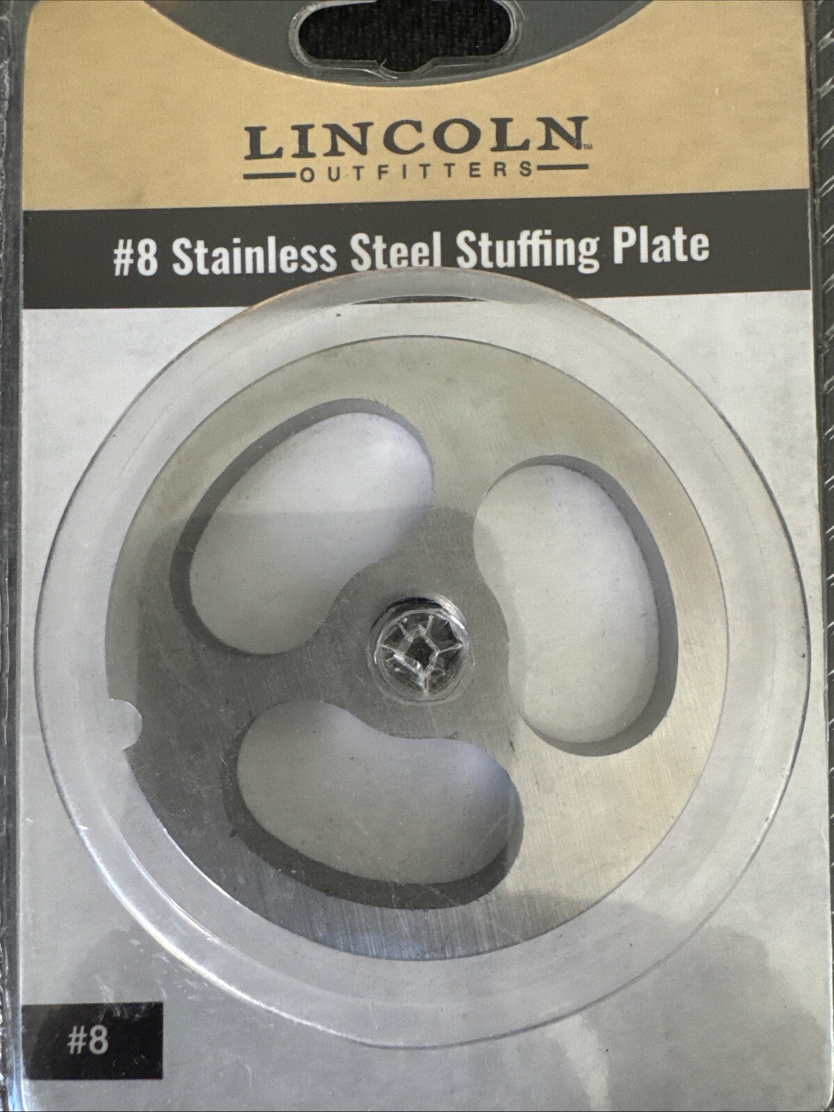 #8 Stainless Steel Stuffing Plate | eBay