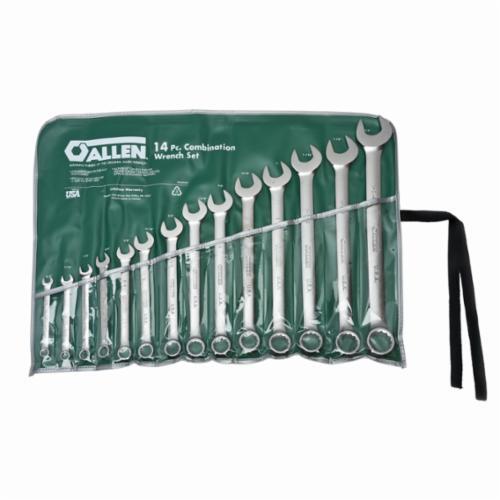 - ALLEN 14 Piece Combination WRENCH SET - Part # 29010 - MADE IN USA ...