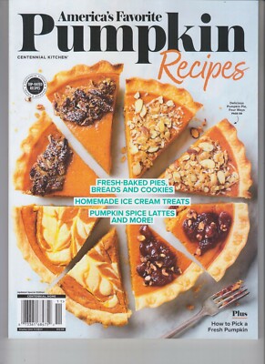 AMERICA'S FAVORITE PUMPKIN RECIPES CENTENNIAL KITCHEN MAGAZINE 2021 | eBay