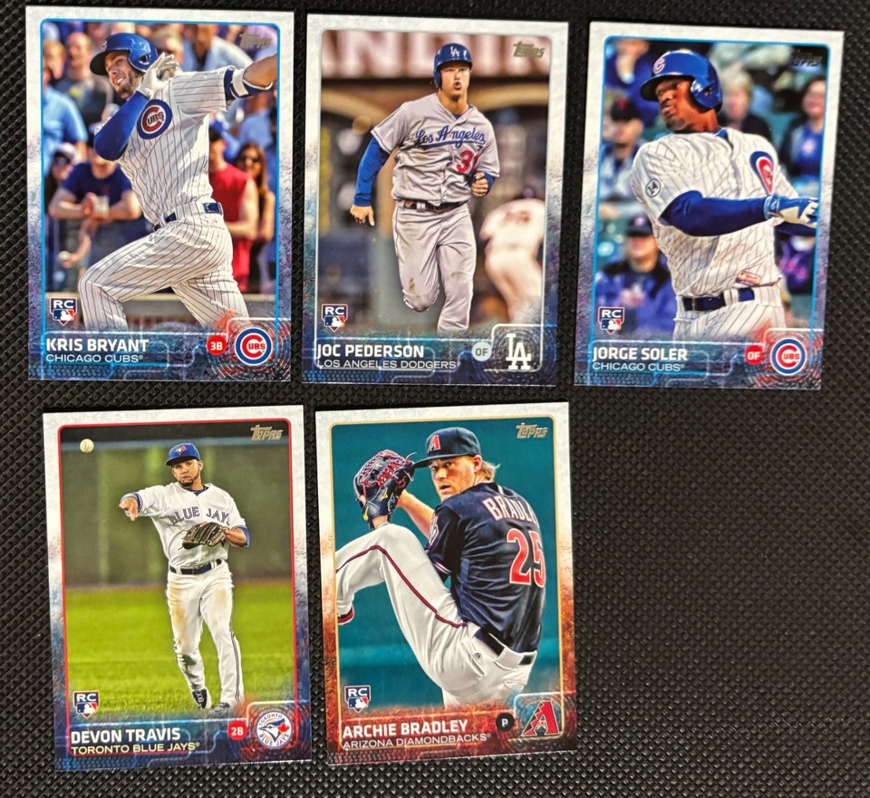 2015 TOPPS BASEBALL COMPLETE SET FACTORY open W/ ROOKIE VARIATIONS ...