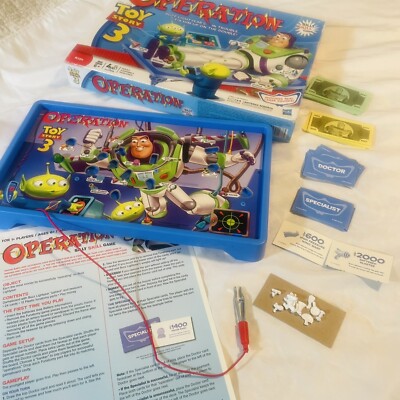 Hasbro Operation Kids Toy Story 3 Edition Silly Skill Board Game ...