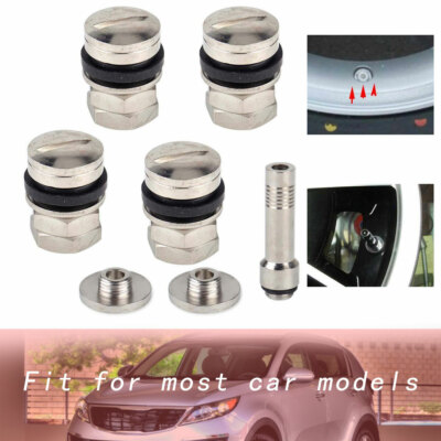 4xCar Truck Stealth Flush Mount Wheel Tyre Tire Hidden Valve Stems ...