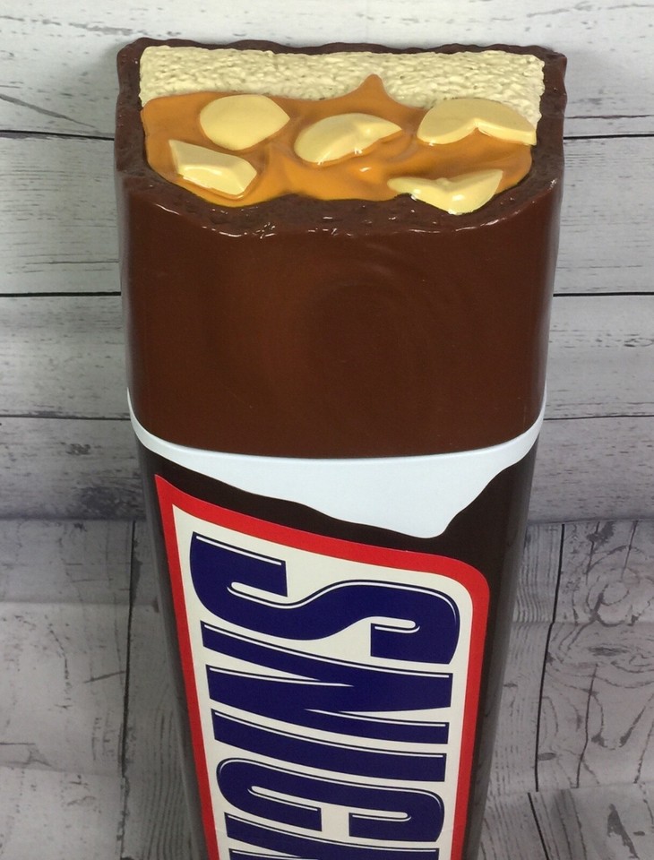 Snickers Candy Bar 3D Plastic Wall Hanging Store Display RARE Free Ship ...