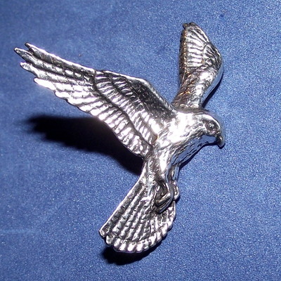Pewter Falcon Kestrel Falconry Brooch Pin | eBay