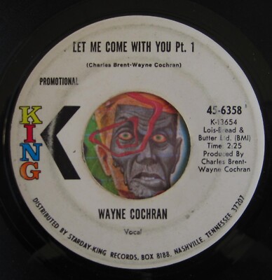 HEAR Wayne Cochran 45 Let Me Come With You KING soul R&B promo | eBay
