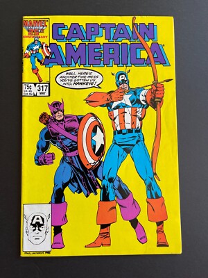 Captain America #317 - 1st Appearance of The Death-Throws (Marvel, 1986 ...