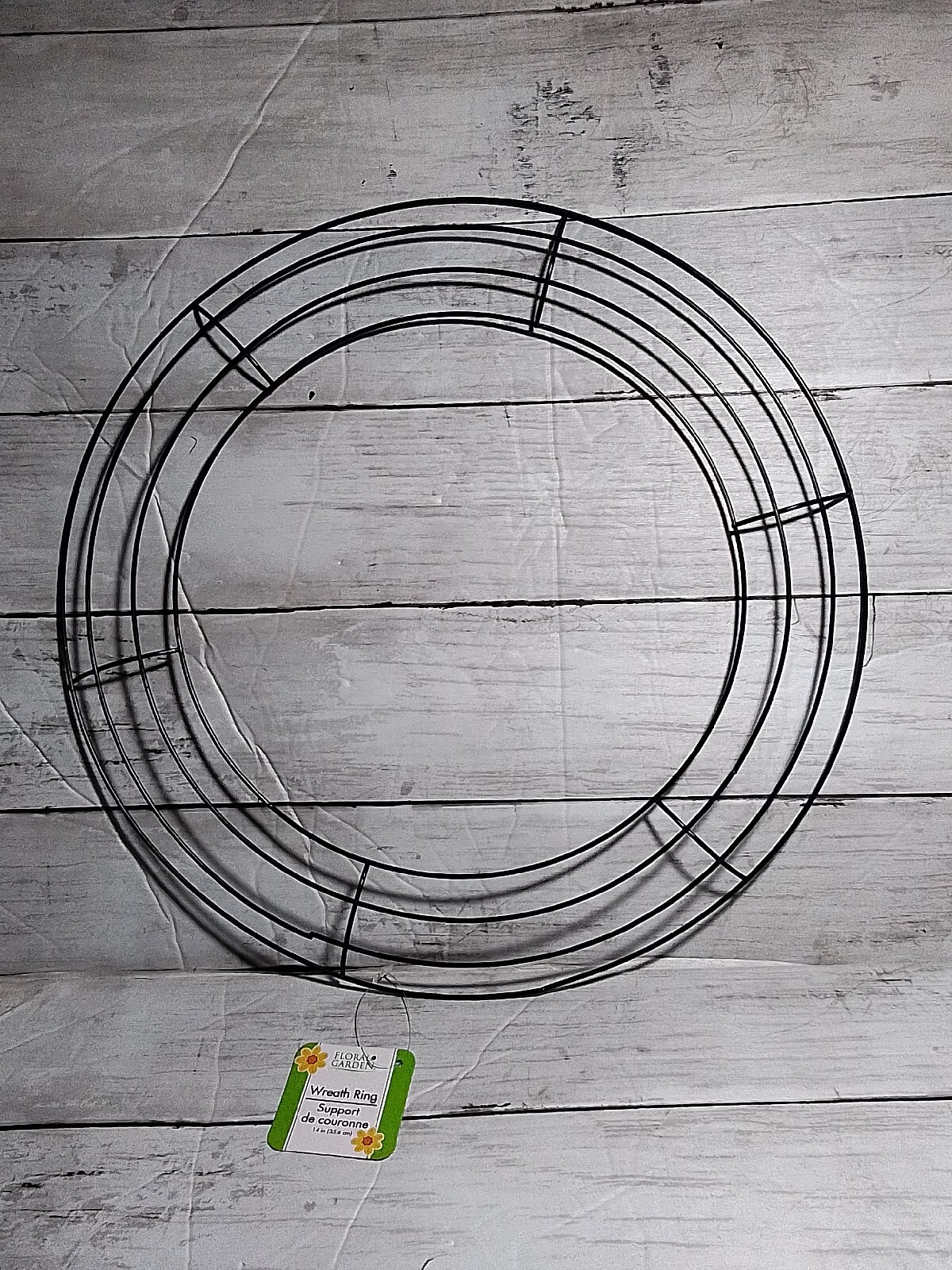 Floral Garden 10" 3D Round Metal Wreath Form Ball Sphere, Floral Decor ...