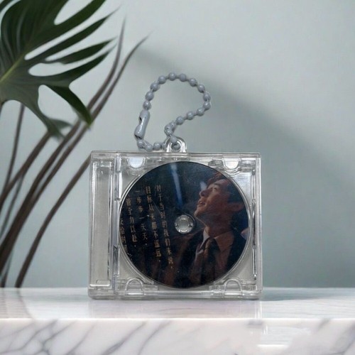 DIY Mini CD Keychain CD Player Backpack Pendant New Key Holder Bag ...