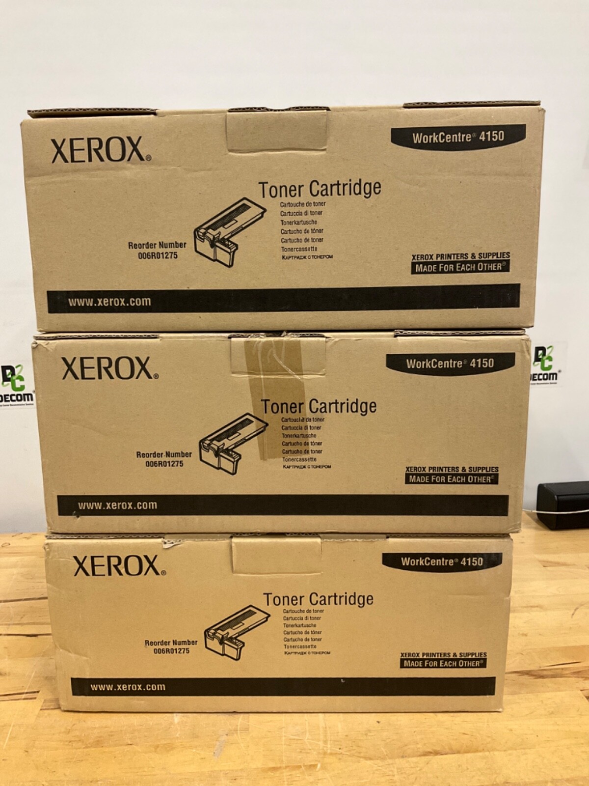 Lot of 3 Xerox BLACK 006R01275 Toner Cartridge WorkCentre 4150. | eBay