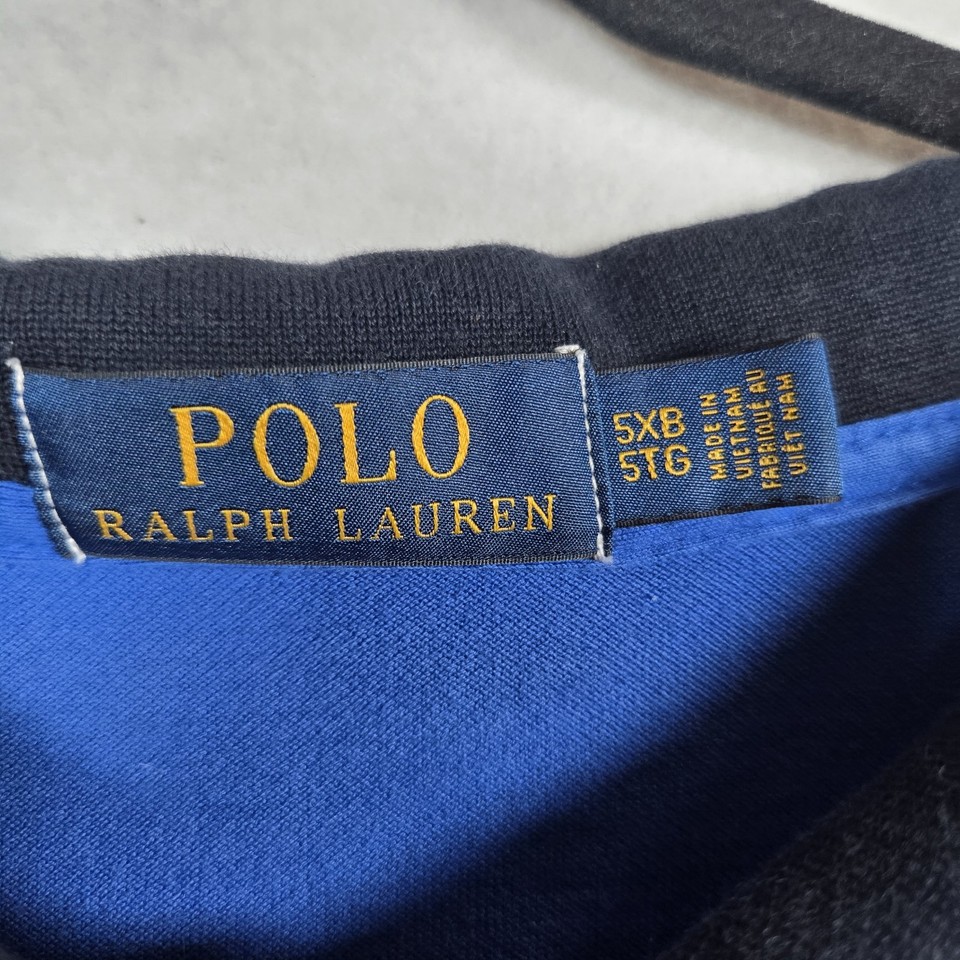 Polo Ralph Lauren Horse Blue Short Sleeve Polo Shirt Men’s Size 5XB | eBay