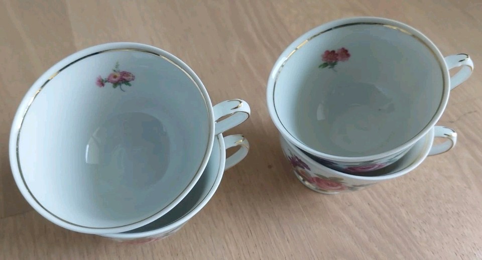 23-teiliges Kaffeeservice Durchbruch INGRES WEISS FORM MARIENBAD | eBay.de