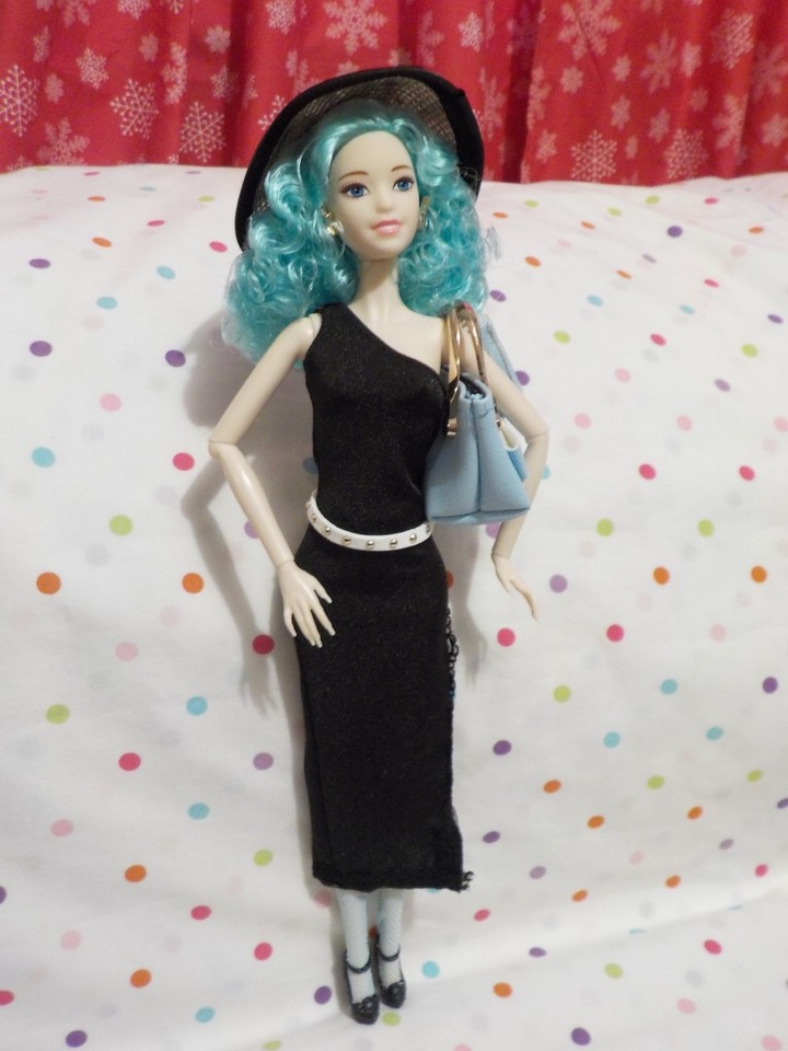 NEW Gorgeous Xian Xian SuperModel Doll,PrettyBlackDress,Purse,Jewelry ...