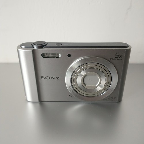 Sony Cyber-Shot DSC-W800 Compact Digital Camera Silver 20.1mp New Boxed ...