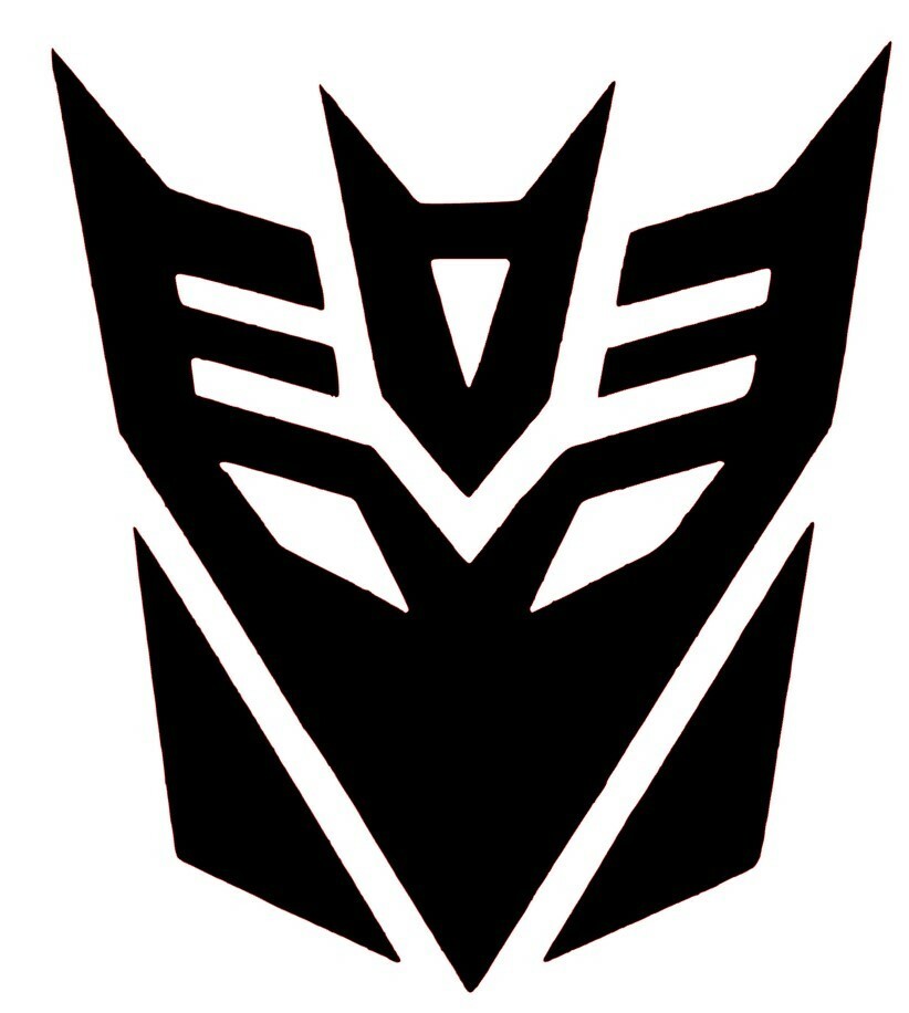 Decepticon Logo Black