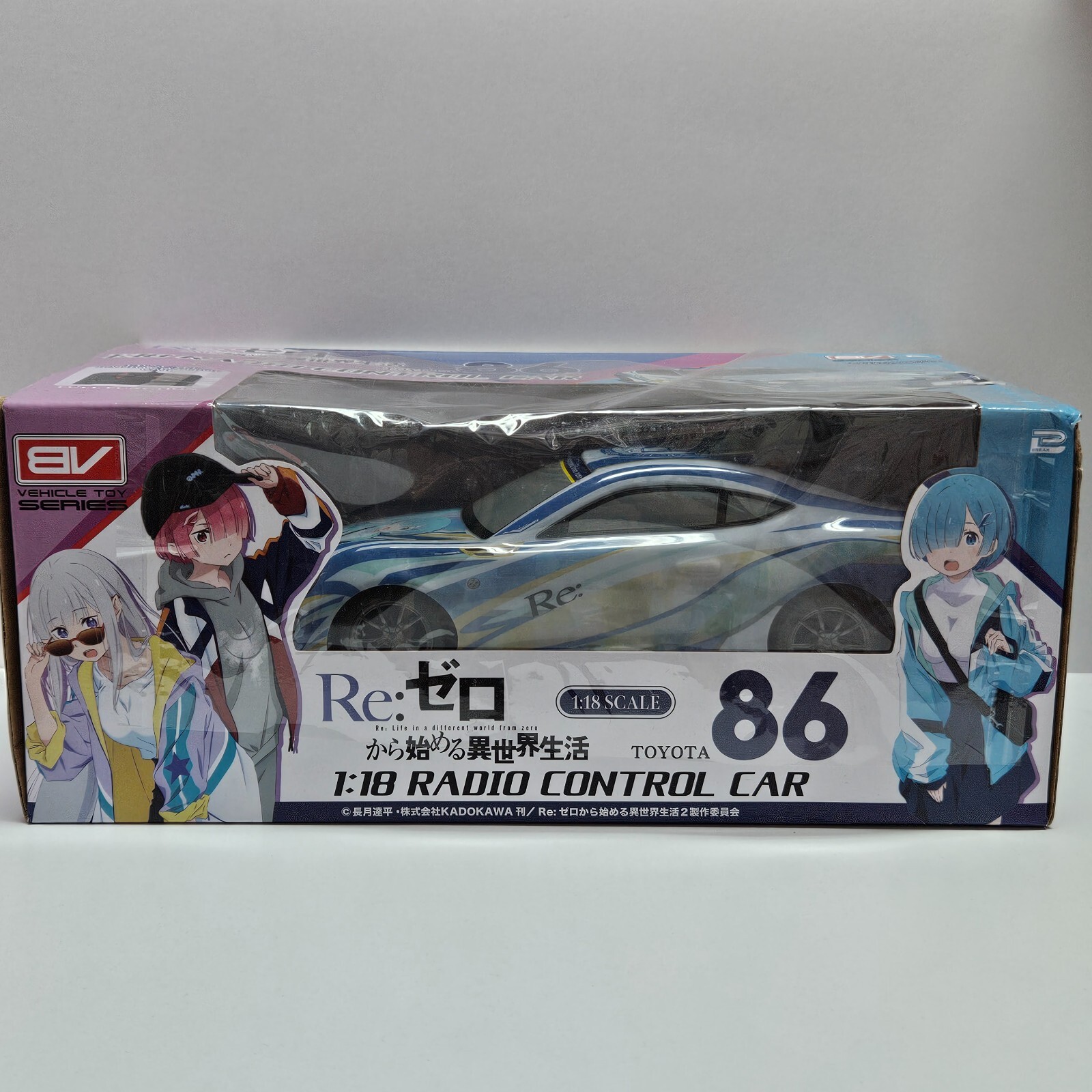 Re:Zero Rem Remote Control Car Toyota 86 Anime 1:18 Vehicle Toy Series ...