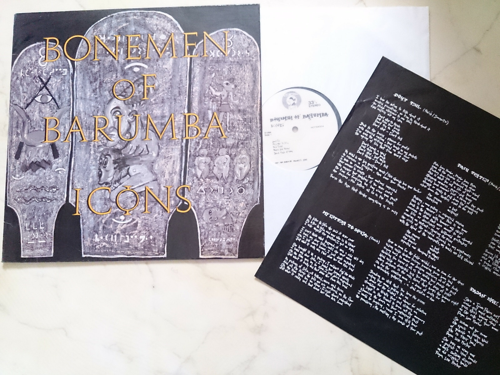 Bonemen Of Barumba Icons US Fever Records Label 1984 Gothic Rock | eBay