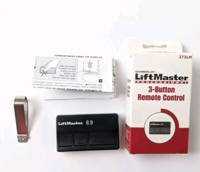 LiftMaster 3-Button Remote Control 373LM 315 MHz 2006-2014 Chamberlain ...