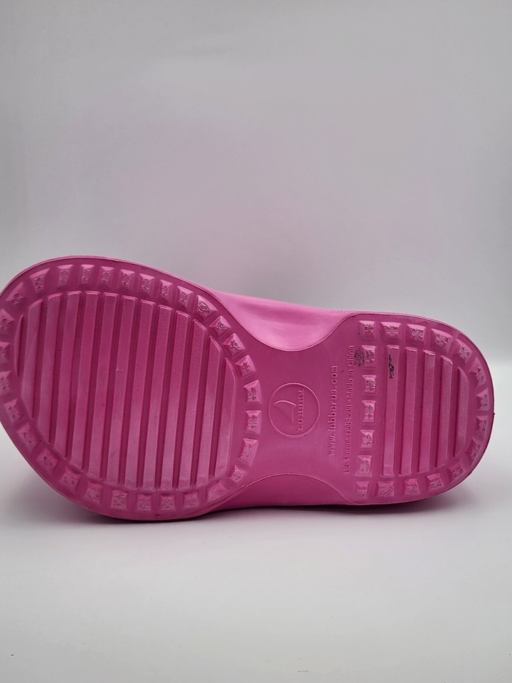 Lubber 9" Tote Handbag Beach Bag Waterproof Pink Rubber Clog | eBay