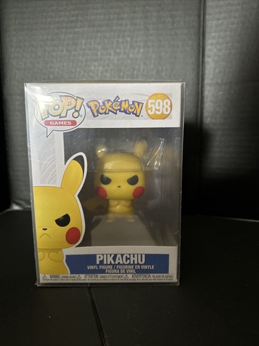 Funko Pop Games Pokemon S3 Grumpy Pikachu #598 Vinyl Figure With ...