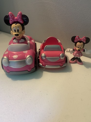 Disney Junior Minnie Mouse Push Down & Go Racer Action Figure ...