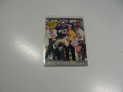 Ricky Watters 1991 Fleer Ultra Draft Picks ROOKIE CARD #297 | eBay