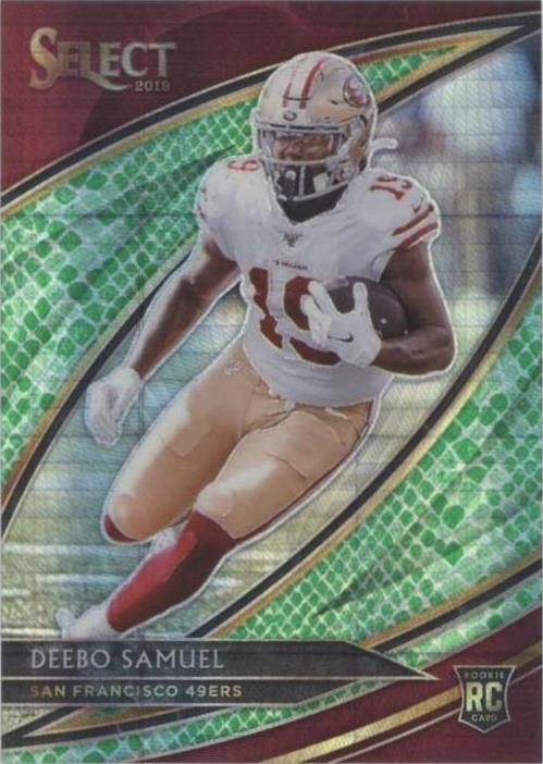2019 Panini Select - Field Level Deebo Samuel #257 Dragon Scale Prizm ...