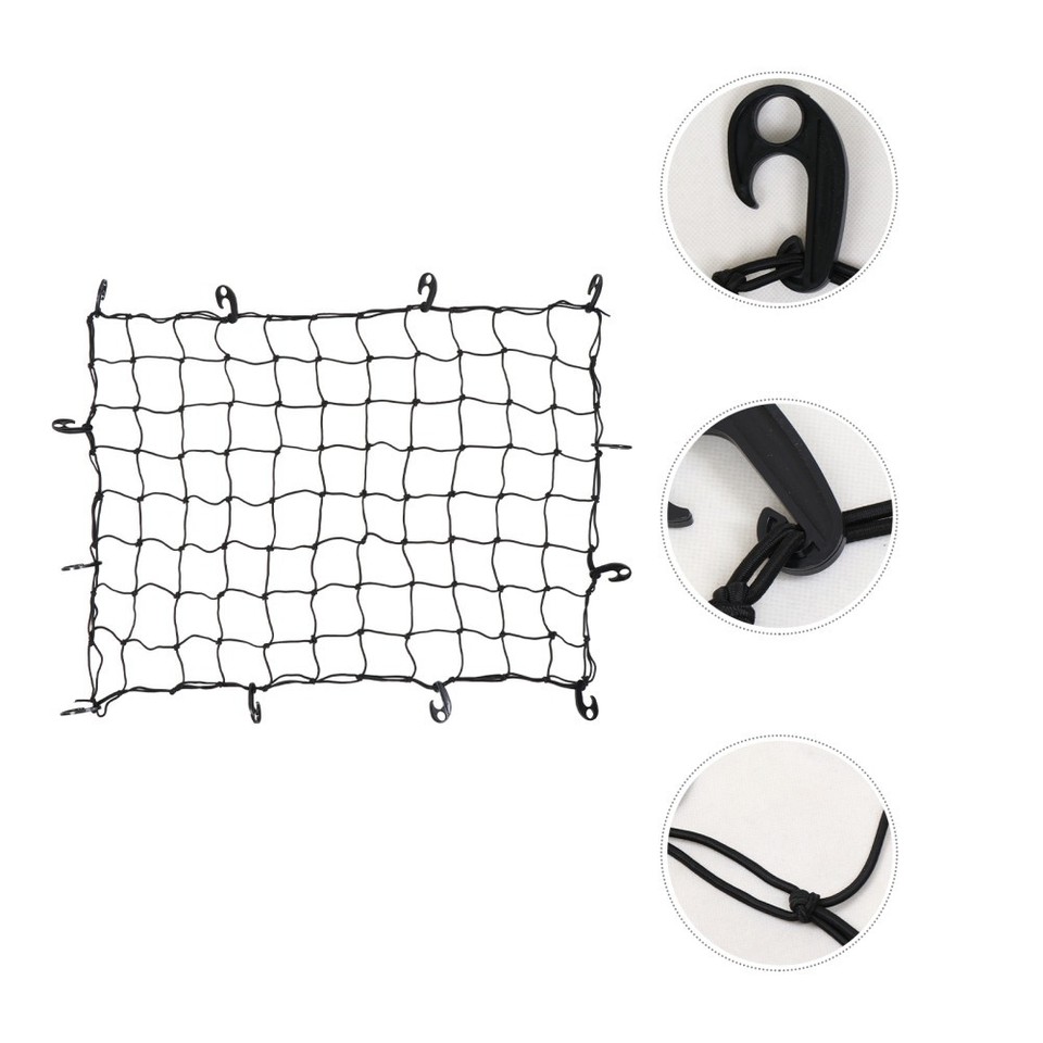 Car Luggage Net Elastic Car Roof Luggage Rack Net Latex Bungee Cargo ...