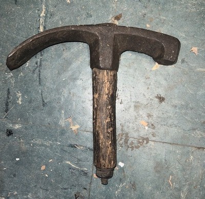 Antique Early Coopers Adze Barrel Maker Woodworking Tool - Old Forged ...