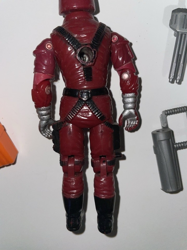 2000 FUNSKOOL GI JOE COBRA CRIMSON GUARD IMMORTAL v1 FIGURE 100% ...