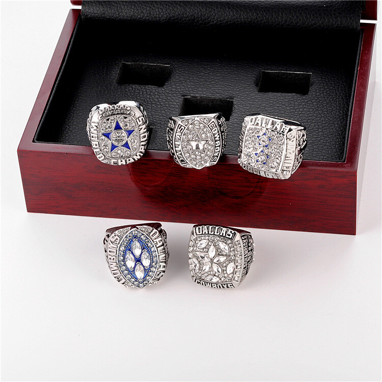 5 Ring 1971 1977 1992 1993 1995 Dallas Cowboys ring Gift set size 11 ...