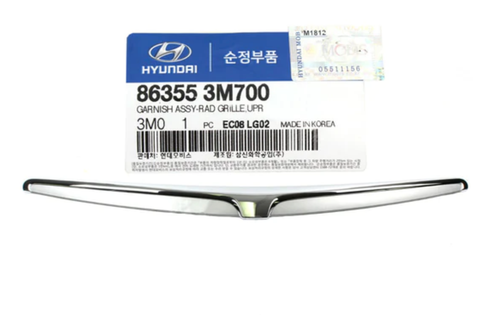 OEM 86355-3M900 GARNISH ASSY-RAD GRILLE,UPR for Hyundai Genesis Sedan ...