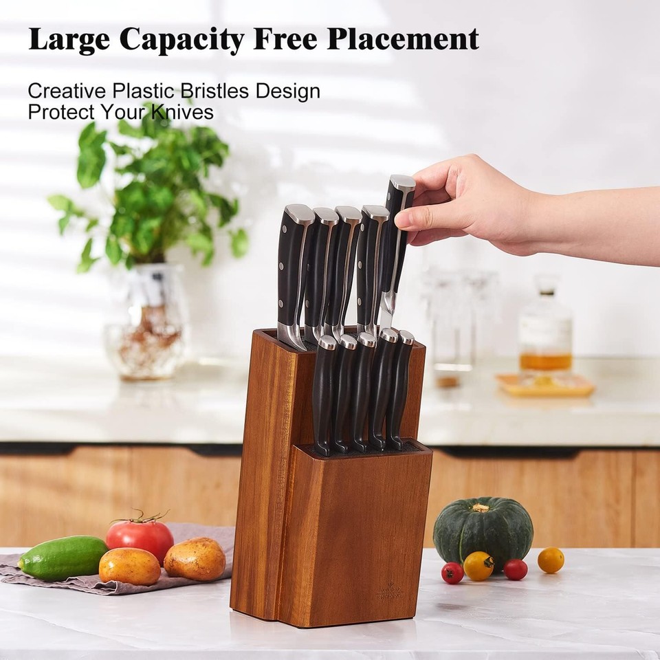 ENOKING Knife Block Universal Knife Storage Holder Rack Knife Wall ...