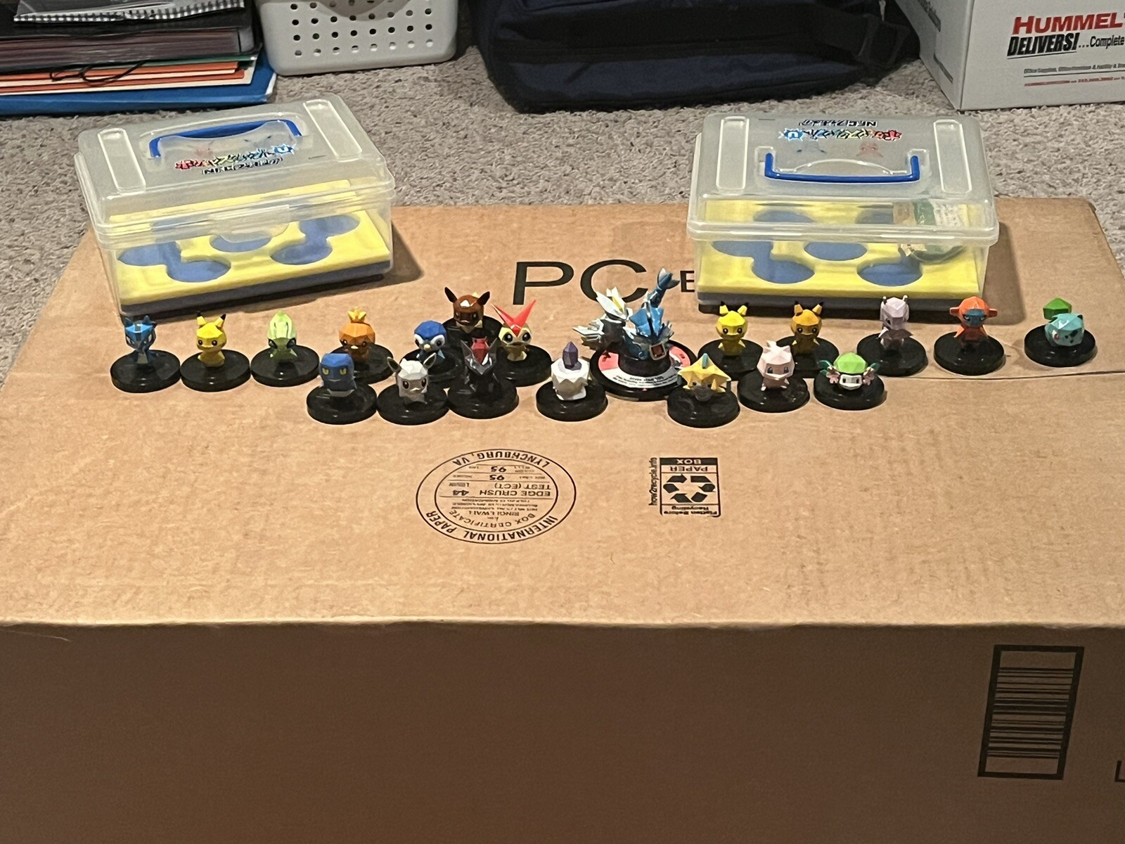 Pokemon Rumble Figures Wii U Includes SHINY PIKACHU AND SHINY EEVEE! | eBay