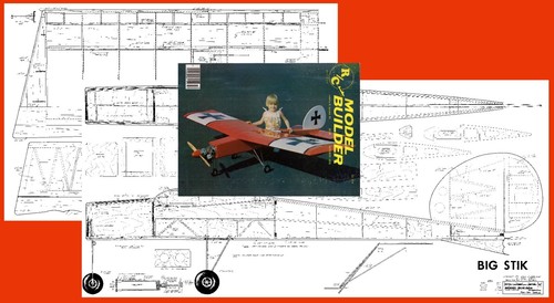 Model Airplane Plans (RC): Giant BIG UGLY STIK Aerobatic 100" Span for ...