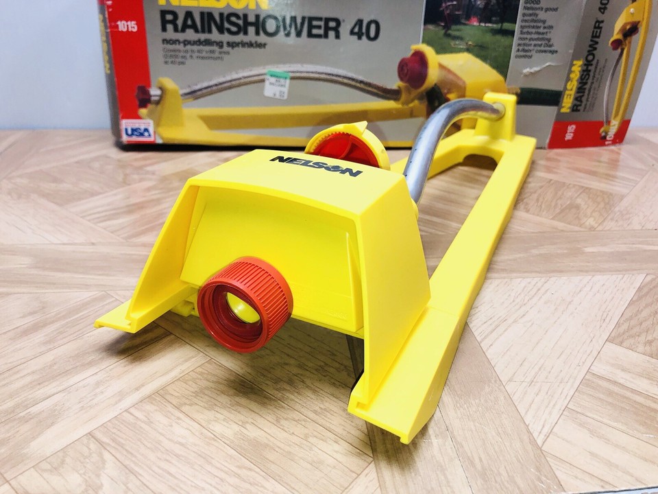 VTG Nelson Rainshower 40 Oscillating Non-Puddling Sprinkler Dial A Rain ...