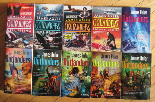 Outlanders Sci-Fi Series By James Axler 10 pc. Book Lot all First ...