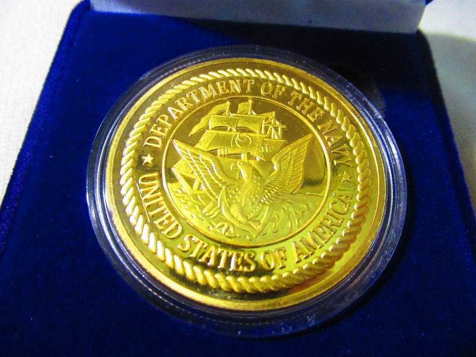 US NAVY SUBMARINE - USS NAUTILUS / SSN-571 Challenge Coin w ...