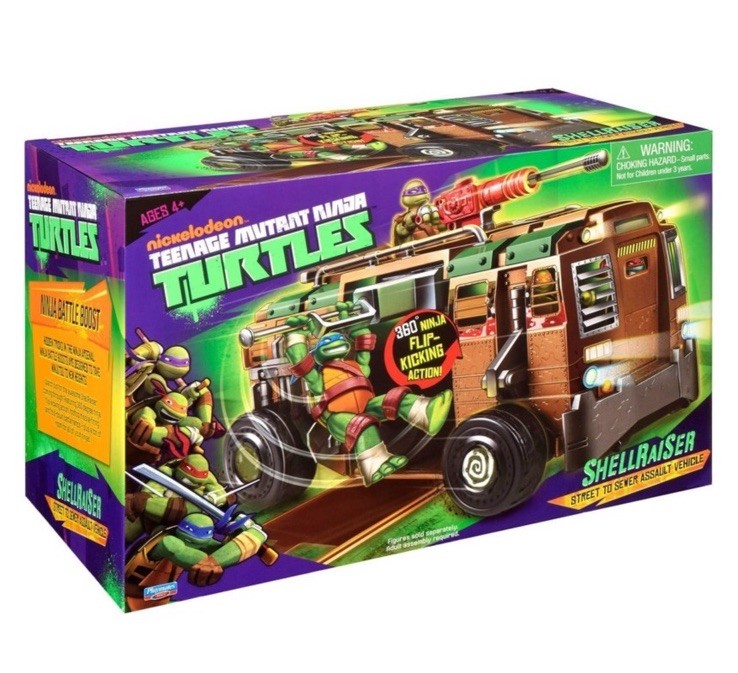 Playmates 2012 Teenage Mutant Ninja Turtles SHELLRAISER Vehicle Toy NEW ...