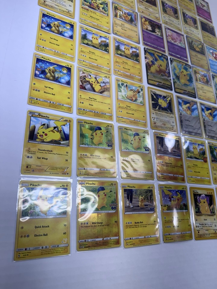 Pokemon Huge Pikachu Lot Collection Base Set Sword & Shield Scarlet ...