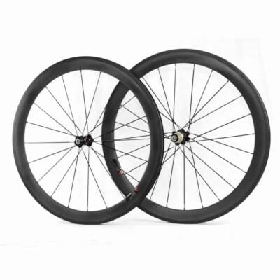 Light Weight Full Carbon Road Bike Wheelset 50mm Depth 25m Width U ...